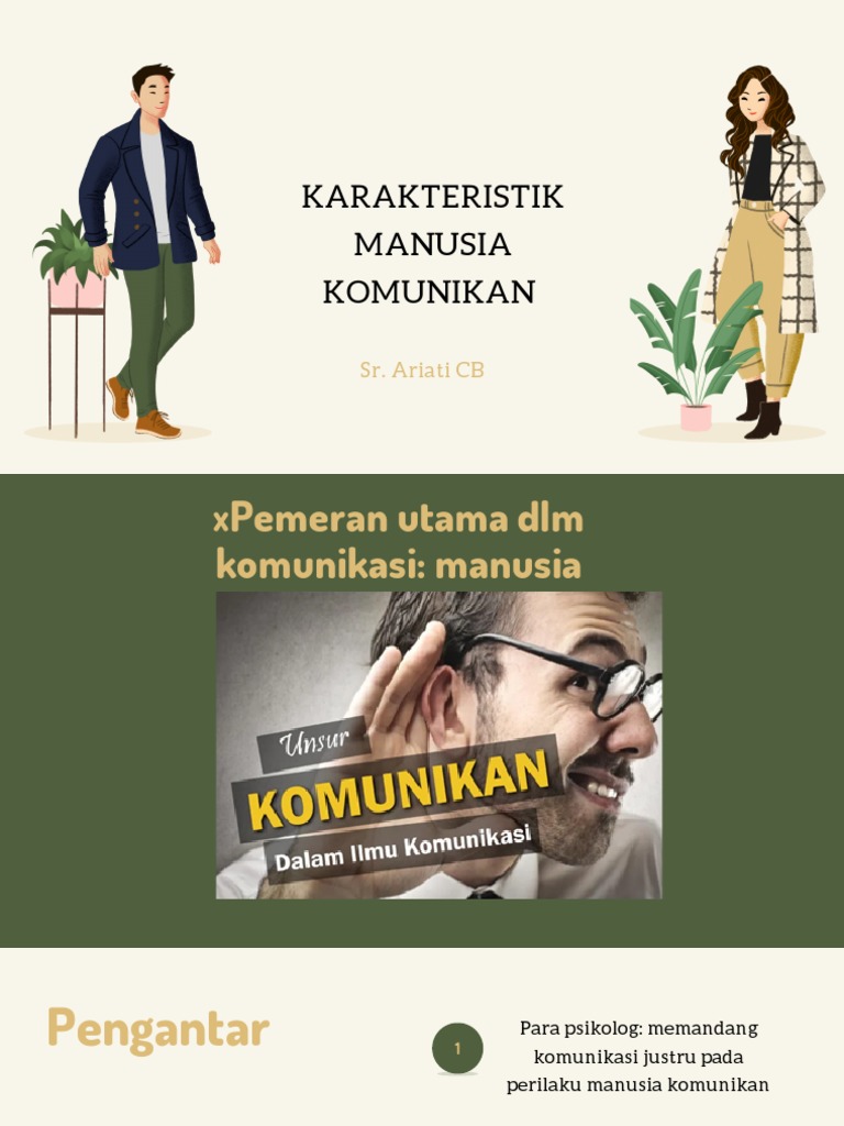 Karakteristik Manusia Komunikan | PDF