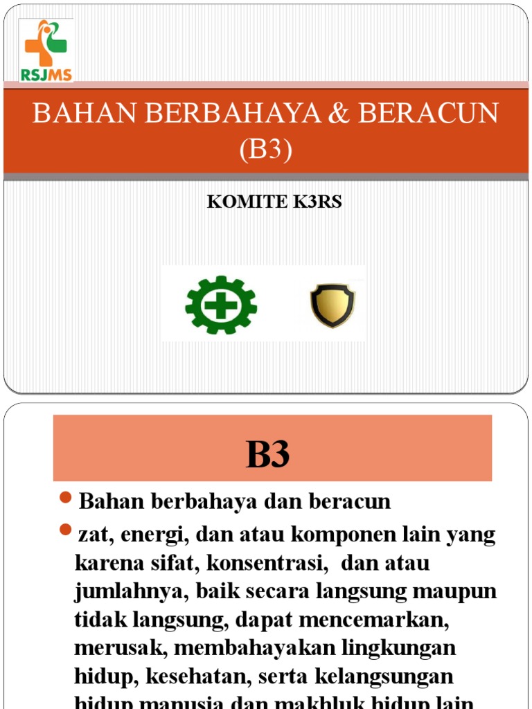 B3 hazard and waste handling | PDF