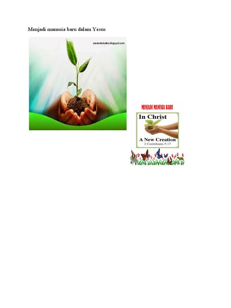Poster Menjadi Manusia Baru | PDF