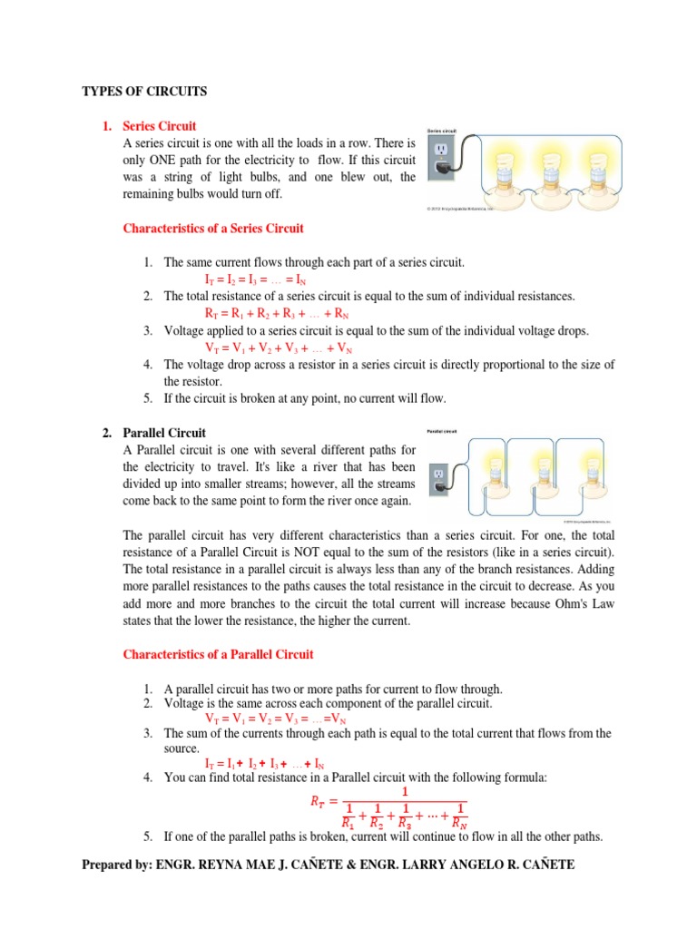3 - Lesson-5-Types-of-Circuits | PDF | Series And Parallel Circuits ...