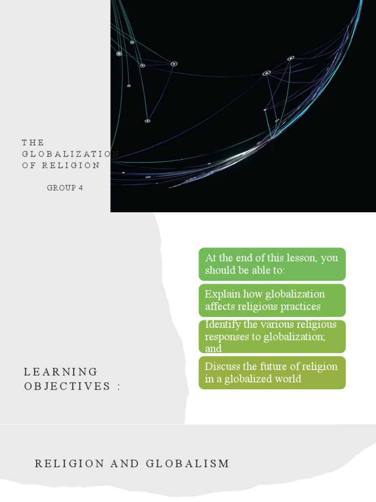 THE Globalization of Religion: Group 4 | PDF | Globalization ...