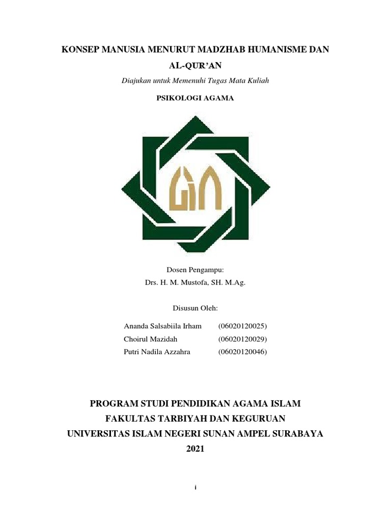 Konsep Manusia Menurut Madzhab Humanisme | PDF | Sains & Matematika