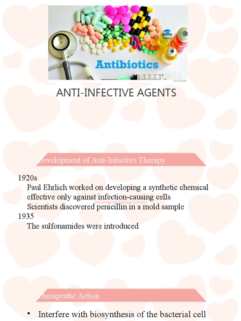 Anti-Infective Agents | PDF | Infection | Antiviral Drug