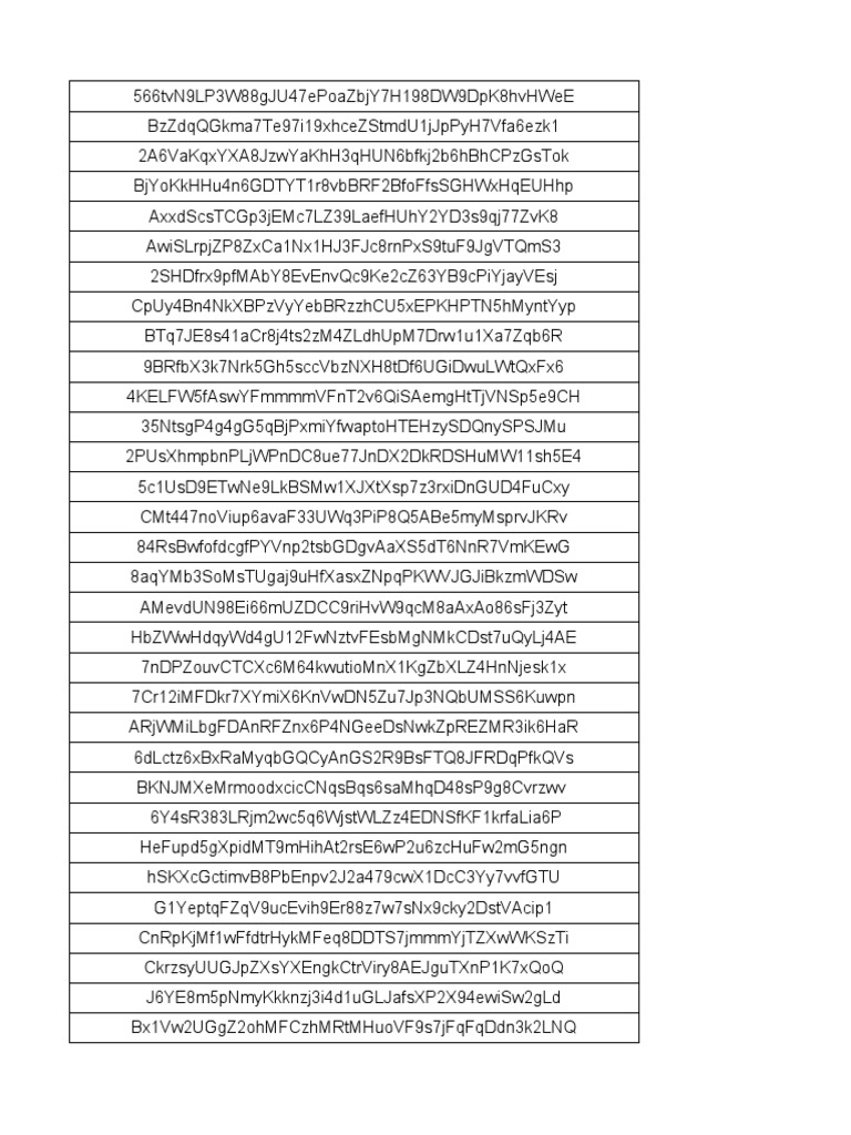 Airdrop 1 List | PDF
