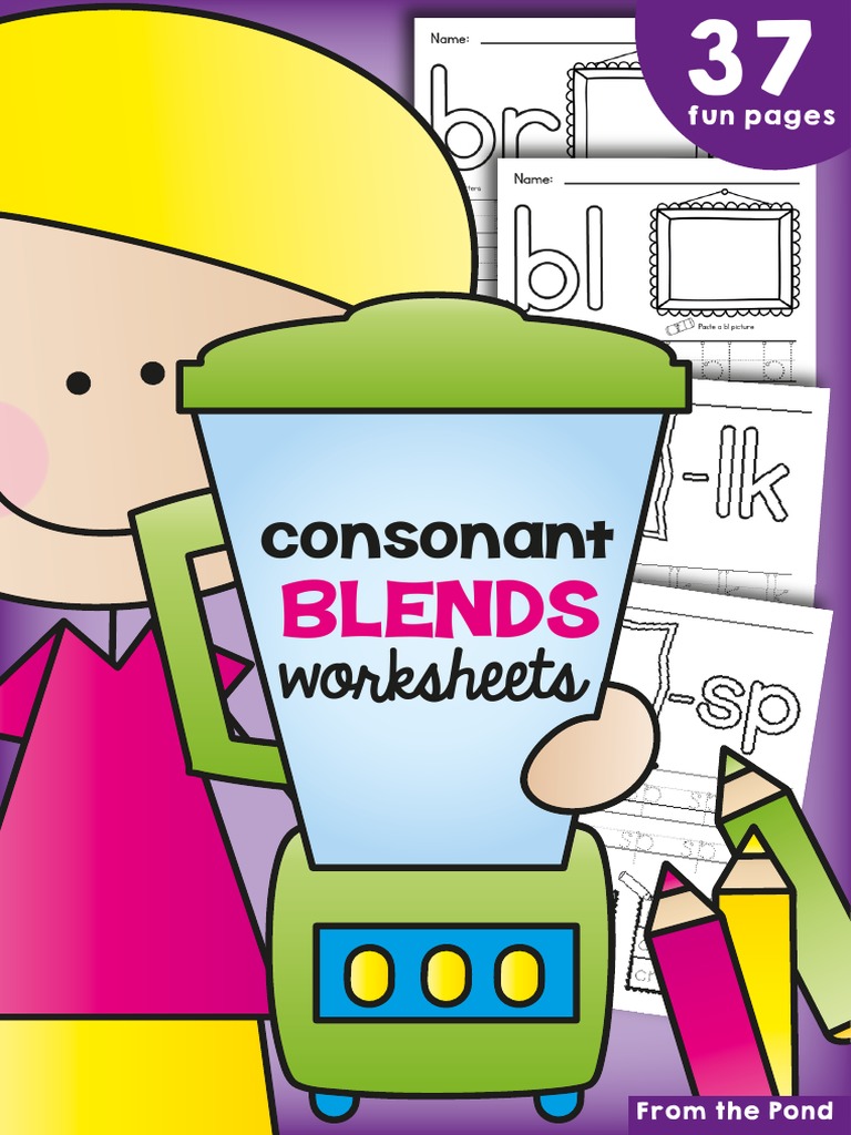 Consonant: Blends | PDF | Worksheet | Writing