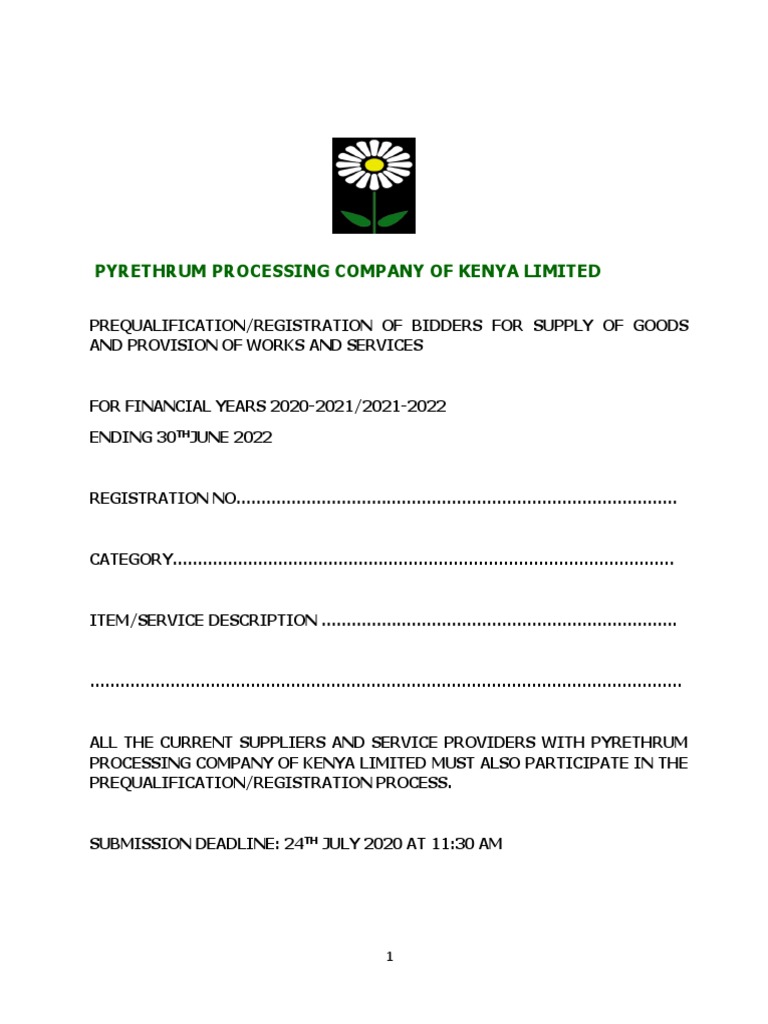 Pyrethrum Processing Company of Kenya Limited | PDF | Justice | Crime ...