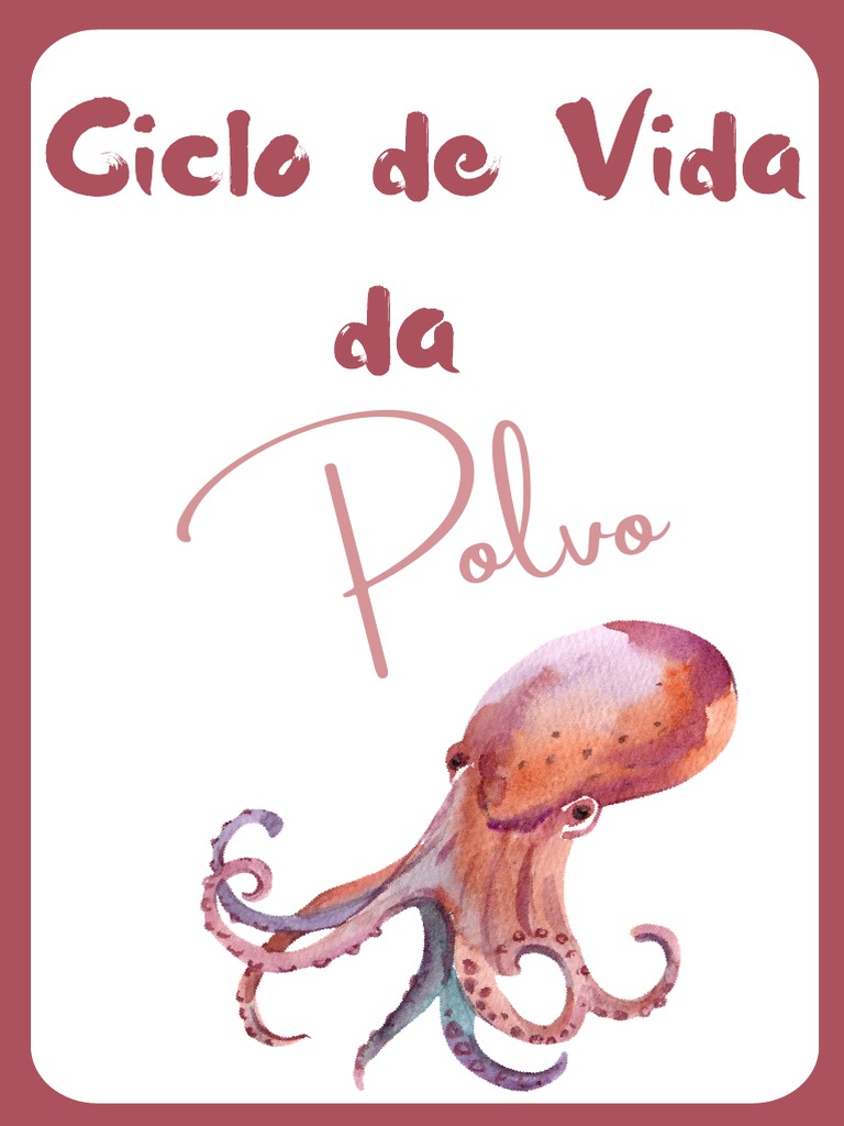 Ciclo de Vida Do Polvo | PDF