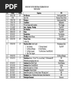 Contoh Rundown Natal | PDF