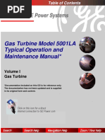 Ms6001b Operation Description | PDF | Gas Turbine | Bearing (Mechanical)