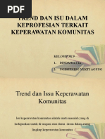 Contoh Askep - Keperawatan - Komunitas | PDF