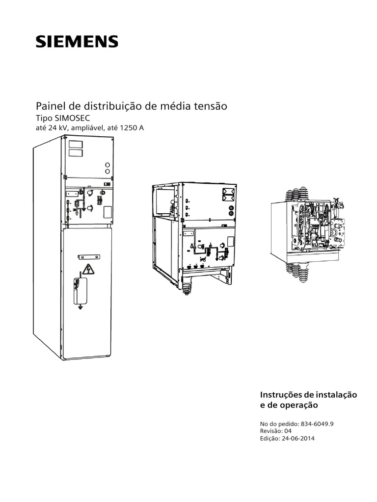 Manual de Instalação-Operação Simosec | PDF | Engenharia | Fusível ...