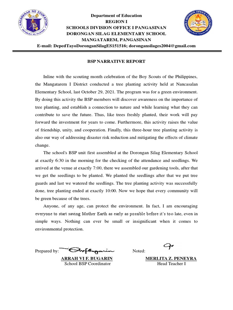 Scouts' Tree Planting Initiative | PDF