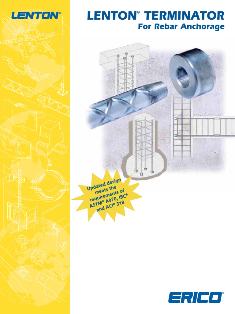 Lenton Terminator: For Rebar Anchorage | PDF | Economic Sectors | Civil ...