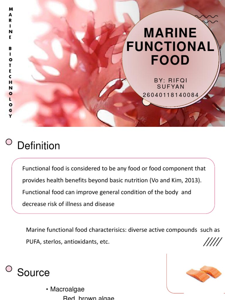 Marine Functional Food | PDF