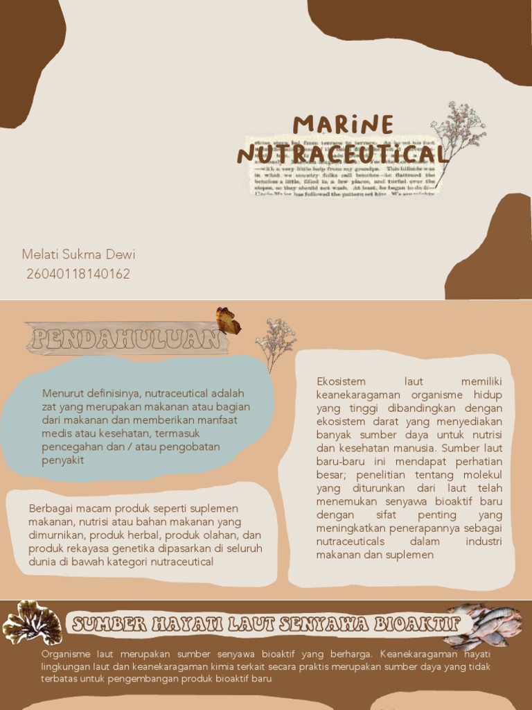 Marine Neutraceutical | PDF | Kesehatan Holistik | Teknologi & Rekayasa