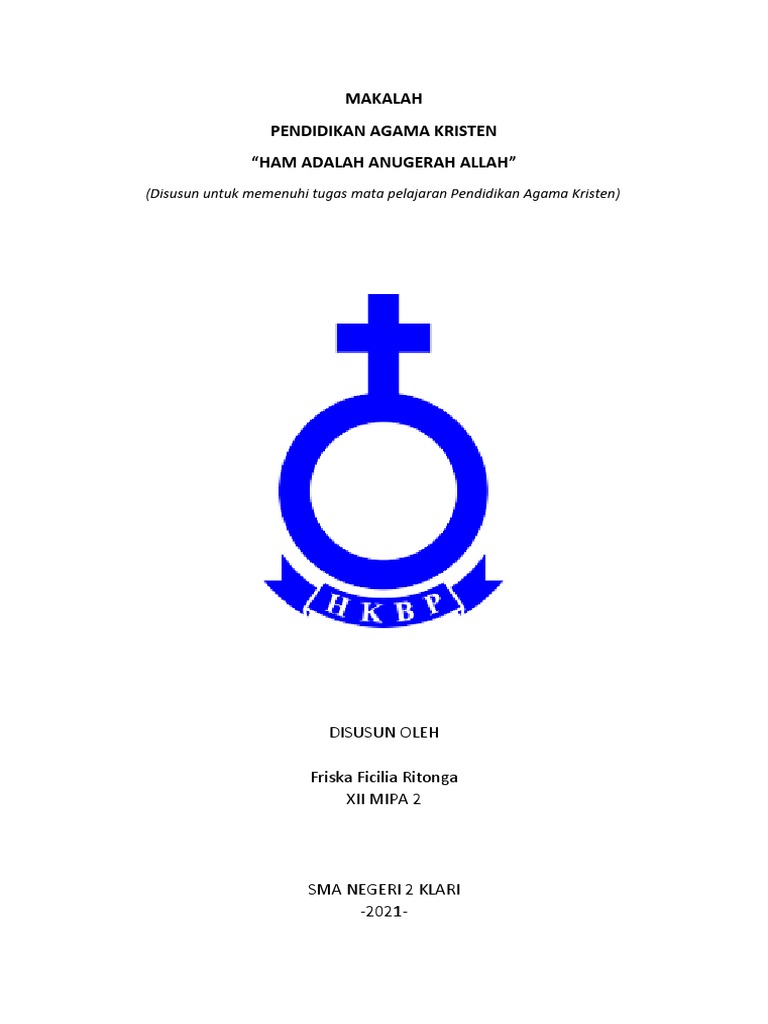 HAM dalam Perspektif Kristen | PDF | Agama & Spiritualitas