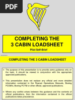 B737 Load Sheet | PDF | Spaceflight Technologies | Transport