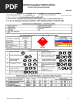 Hoja de Seguridad Pintura Base | PDF | Agua | Residuos