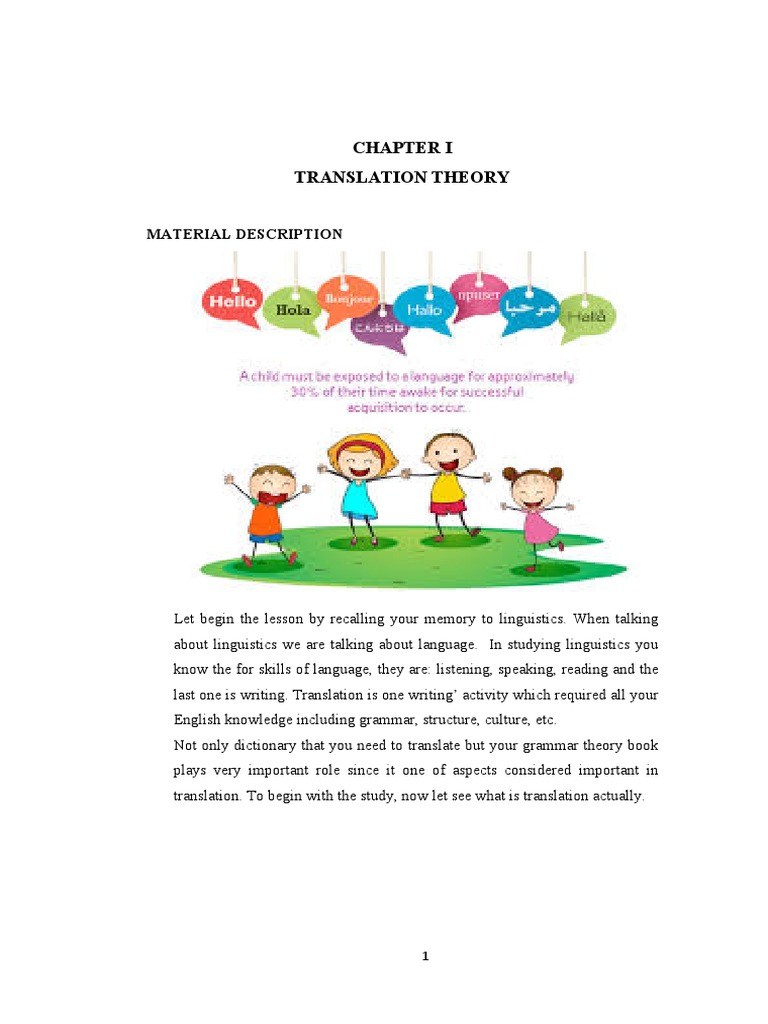 Overview of Translation Theory | PDF | Translations | Victorian Literature