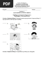Iba't Ibang Damdamin Worksheet | PDF