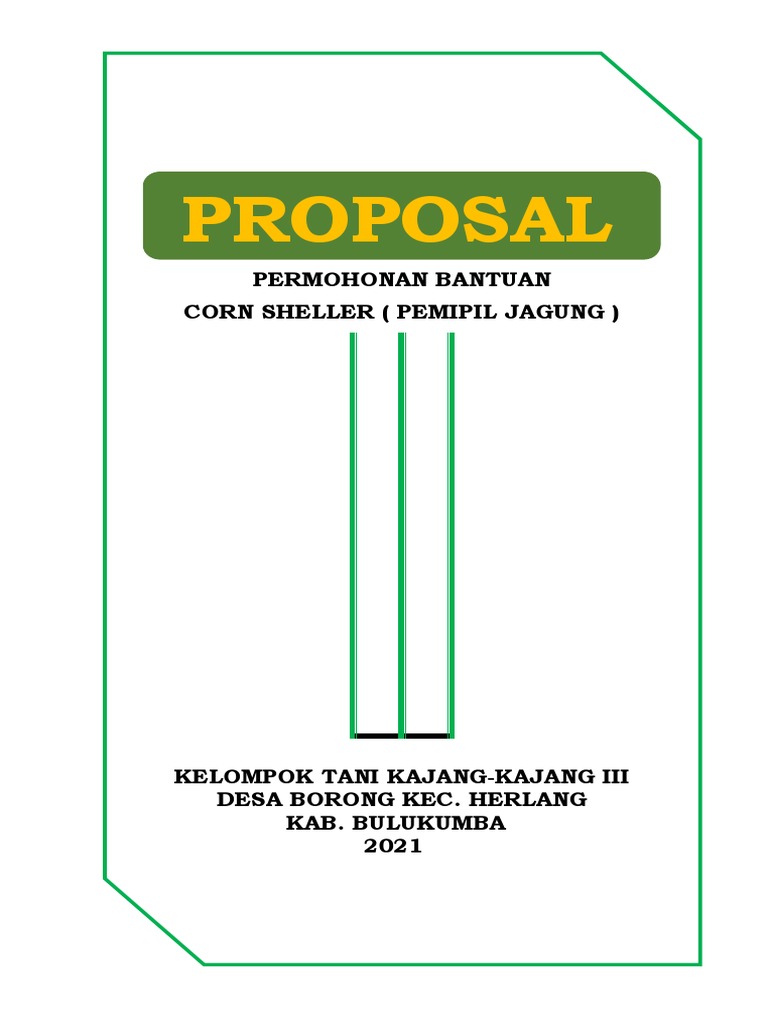 Proposal Kelompok Tani | PDF