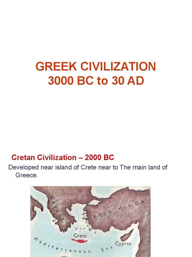 Greek Civilization 3000 BC To 30 AD | PDF | Roman Empire | Ancient Greece