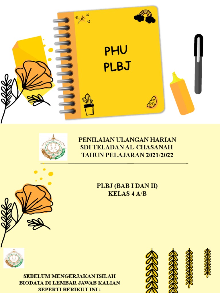 PLBJ Bab I Dan II | PDF