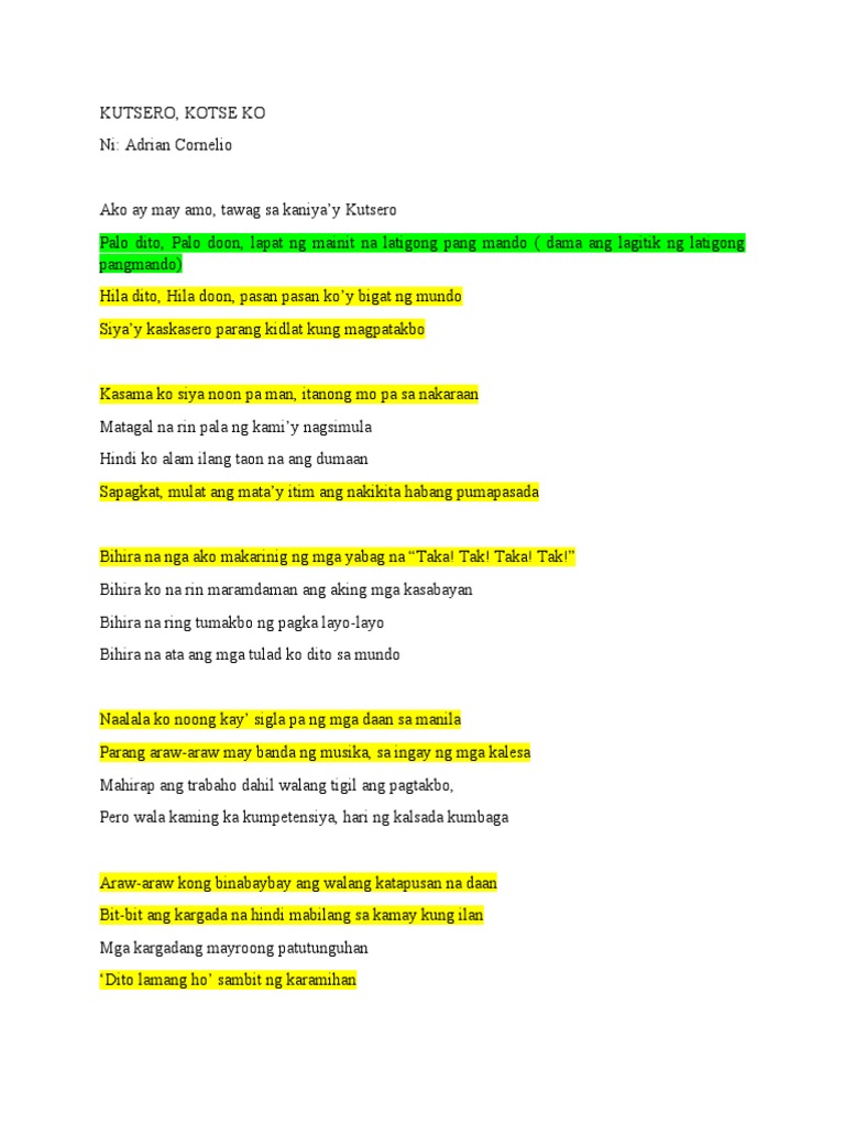 KUTSERO | PDF