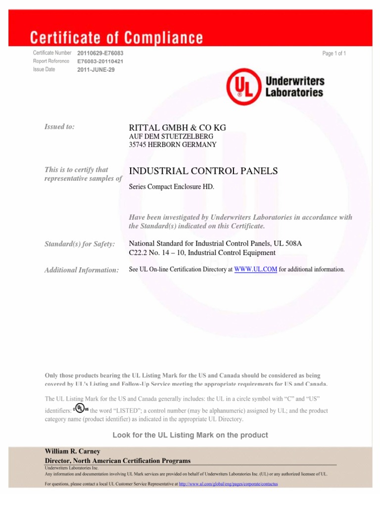 Industrial Control Panels: Rittal GMBH & Co KG | PDF | Technology ...