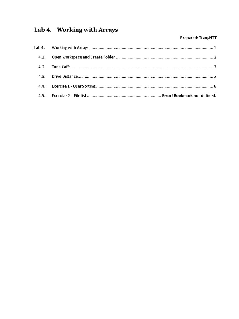 Working with Arrays in PHP Lab Guide | PDF | Php | Data