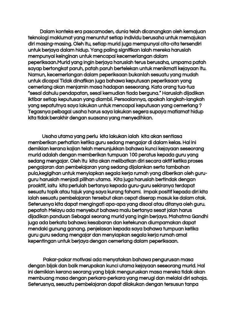 BM Karangan - Harshini Cva | PDF | Karier & Perkembangan | Kesehatan Holistik