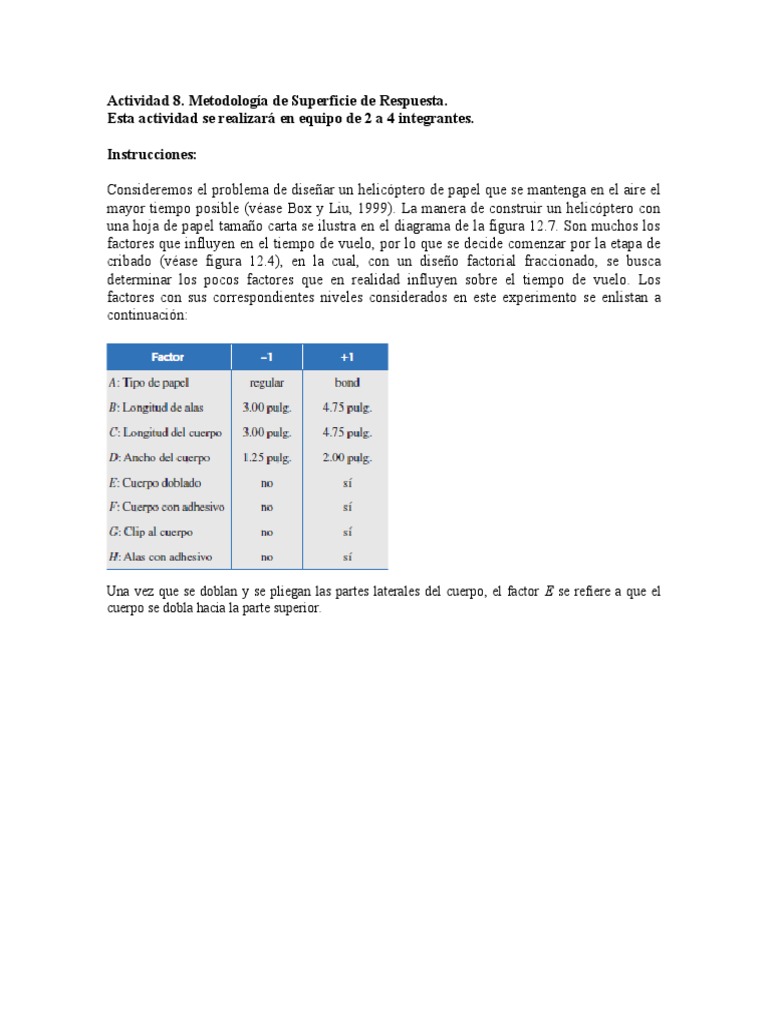 Act-09-Metodologia de Superficie de Respuesta | PDF | Análisis de variación
