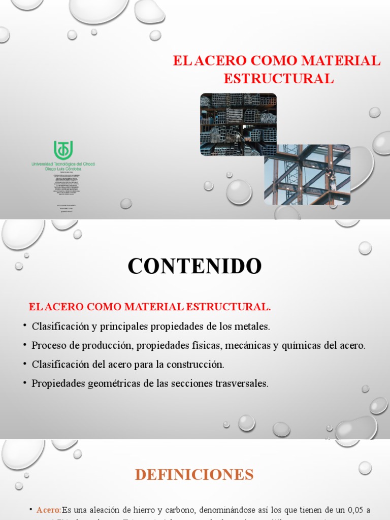 El Acero Como Material Estructural | PDF | Acero | Rieles