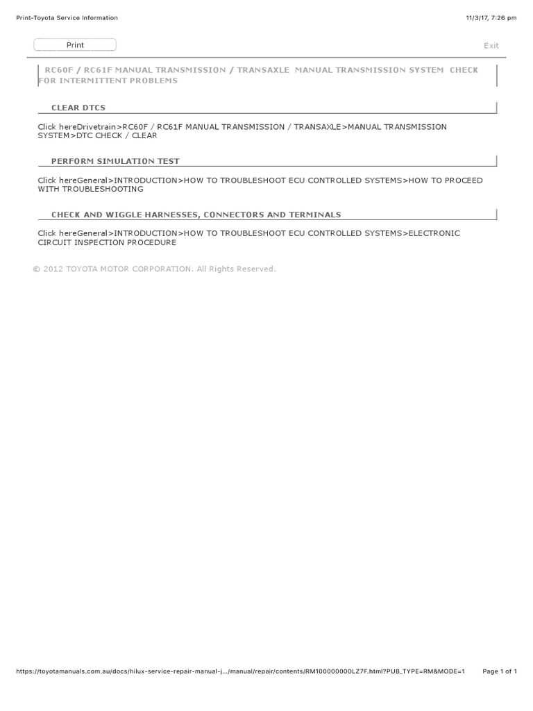 Check For Intermittent Problems | PDF