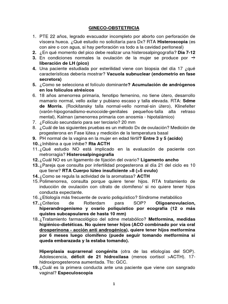 Compendio de conceptos clave en gineco-obstetricia | PDF | Cáncer de mama | El embarazo