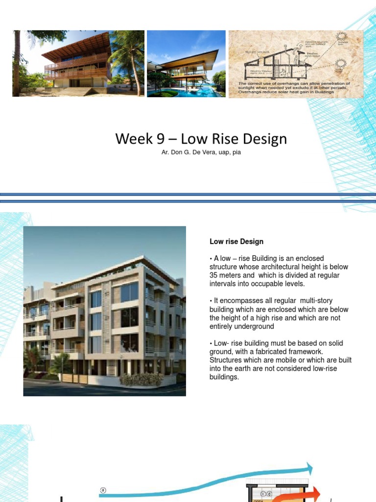 TD 10122020 - Low Rise Design | PDF | Ventilation (Architecture) | Nature