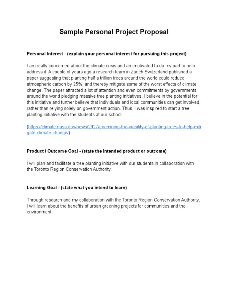 Tree Planting Initiative Proposal | PDF