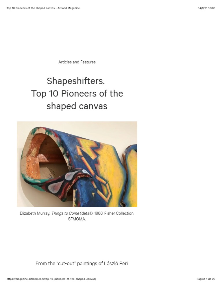Top 10 Pioneers of The Shaped Canvas - Artland Magazine | PDF ...