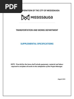 Supplementary Specifications and Detail Drawings PDF | PDF | Road ...