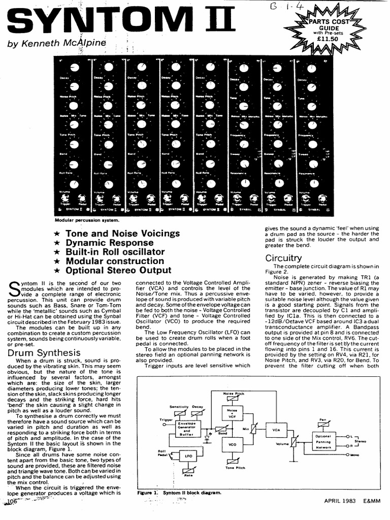Syntom II | PDF