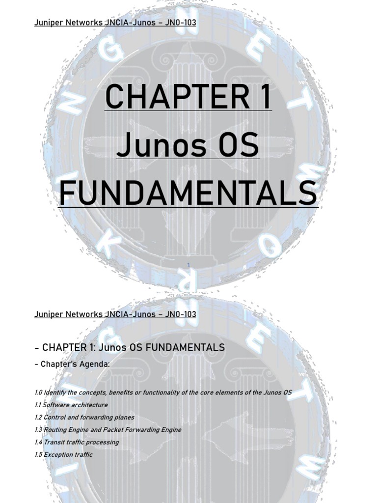 Junos OS Fundamentals Guide | PDF | Denial Of Service Attack | Routing