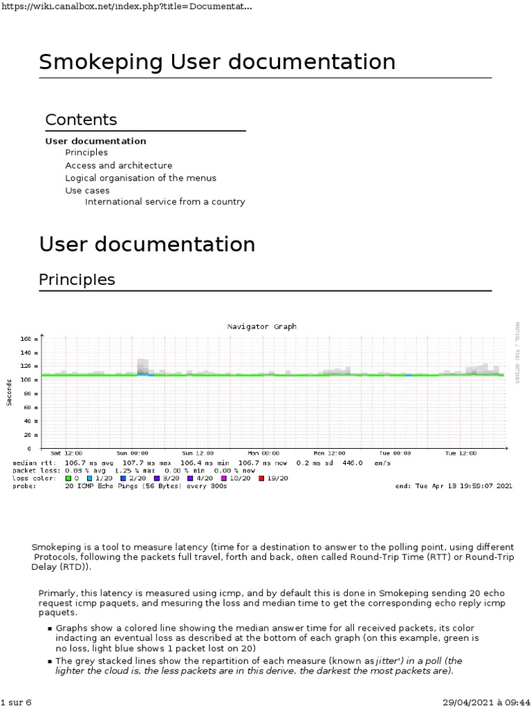 Smokeping User Documentation | PDF | Computer Architecture | Computer Data