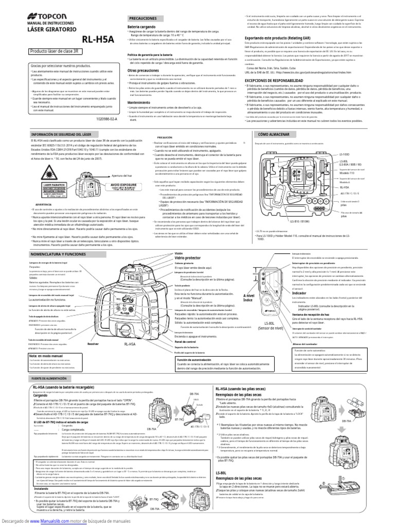 Rlh5a en Es | PDF | Láser | Relámpago