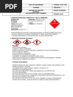 4 - Ficha de Seguridad ACEITE HIDRAULICO (Sga) | PDF