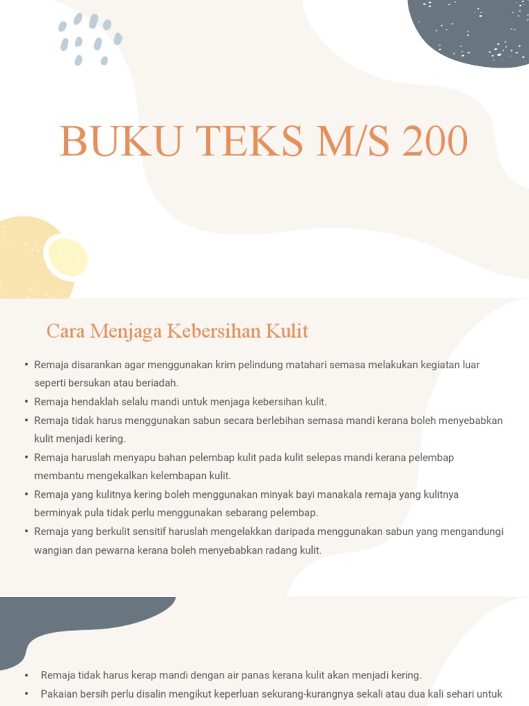 Pembentangan Buku Teks | PDF