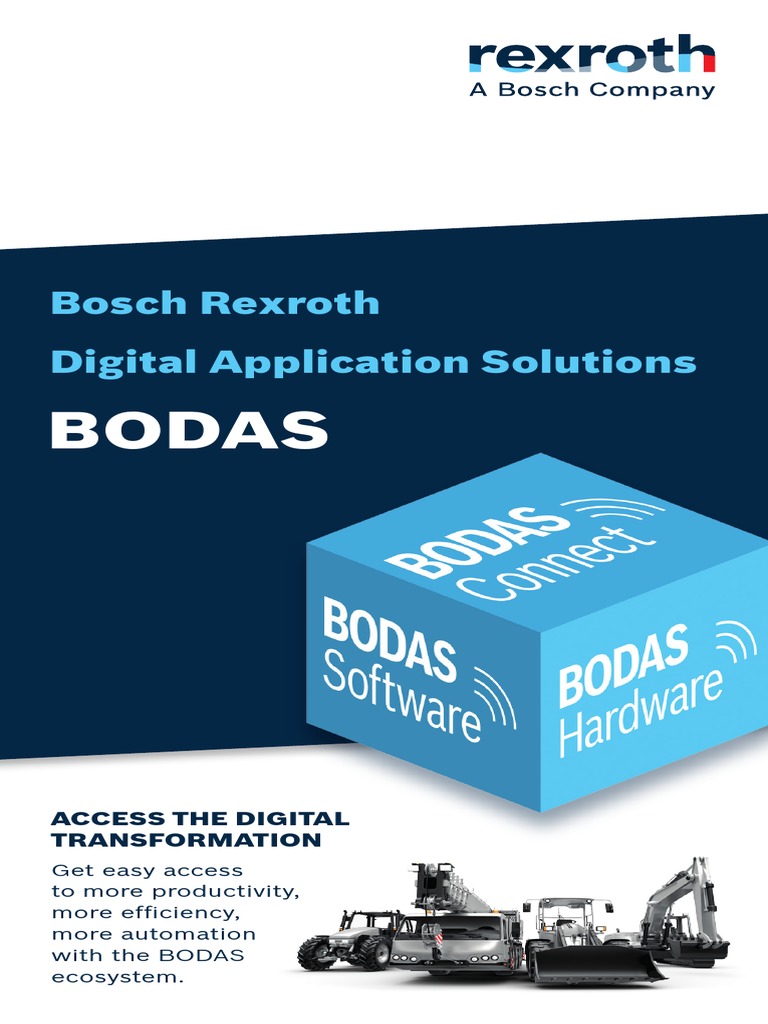 Bodas: Bosch Rexroth Digital Application Solutions | PDF | Internet Of Things | Software