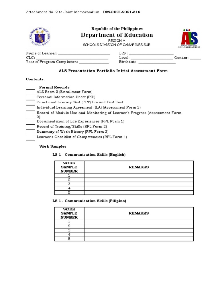 Department of Education: Republic of The Philippines | PDF | Learning ...