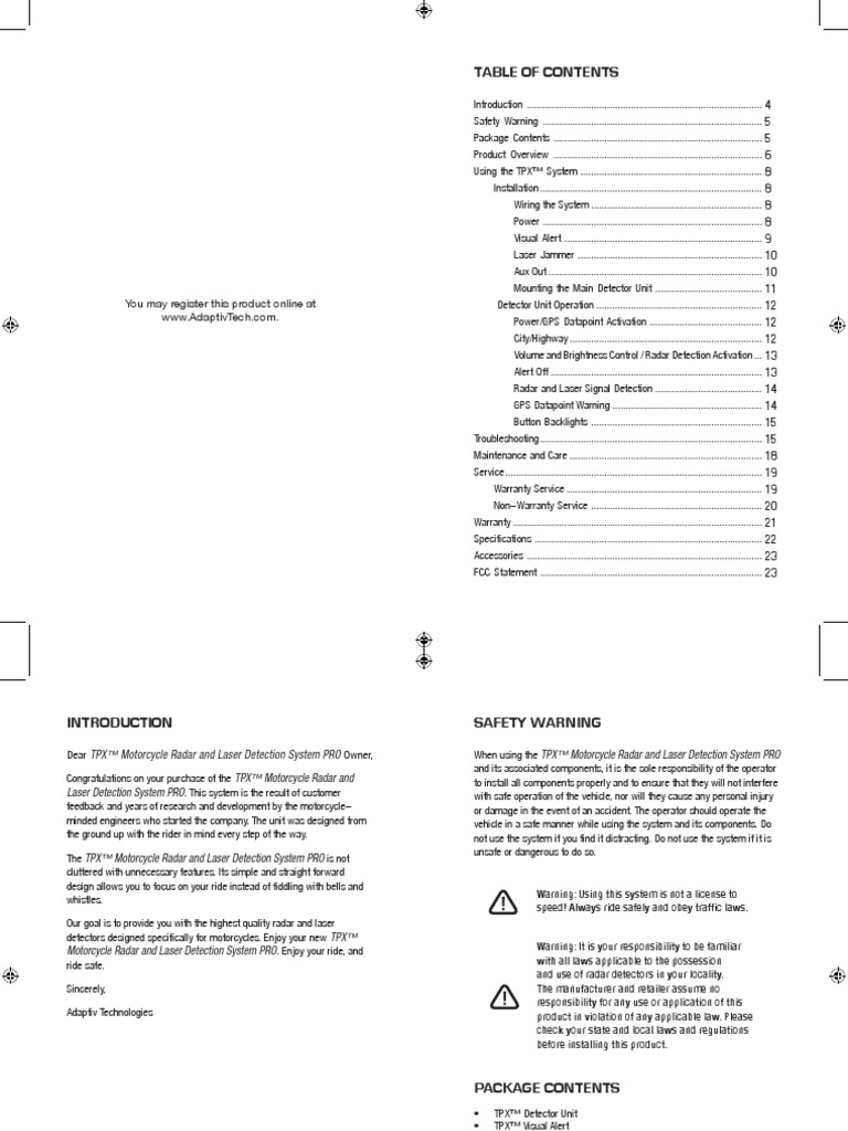 TPX 3.0 Manual | PDF | Electrical Connector | Radio