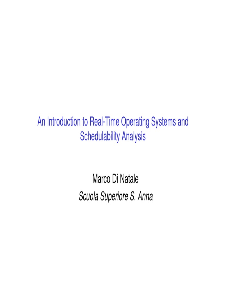 Ee249 13 Rtos | PDF | Process (Computing) | Thread (Computing)