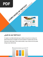 Partes y Estructura del Tríptico | PDF | Comunicación humana